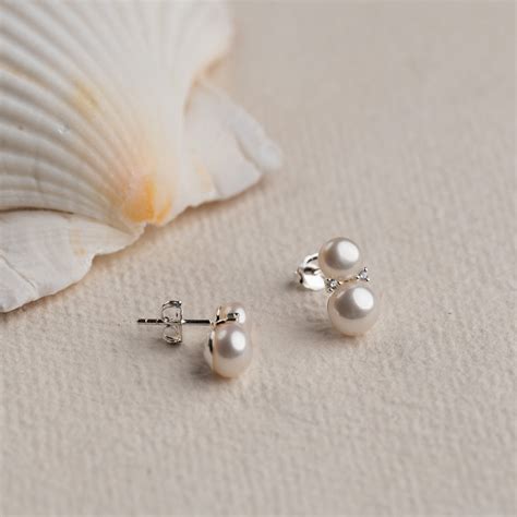 Kelly Pearl Silver Earring Sisi Copenhagen