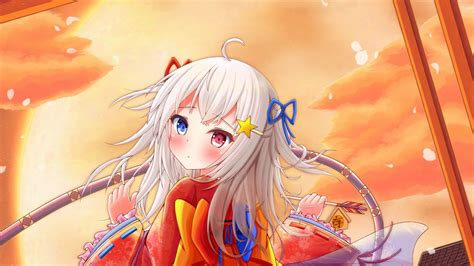 Wallpaper Girl Heterochromia Anime Hd Picture Image