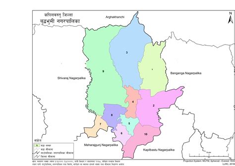 Map Of Buddhabhumi Municipality