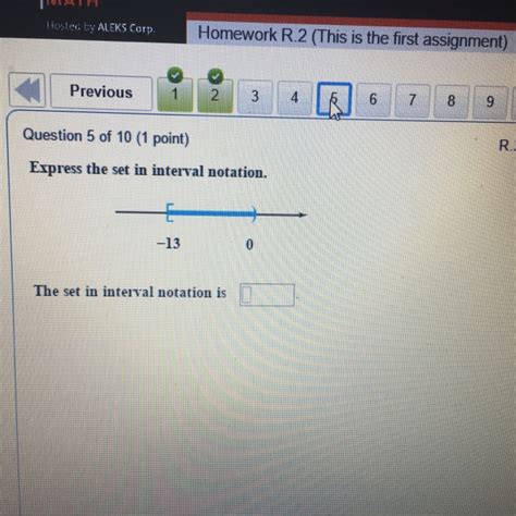 Solved Express The Set In Interval Notation The Set In