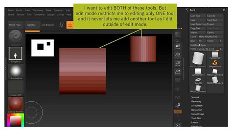 How Do You Add A 3d Tool During Edit Mode Zbrushcentral