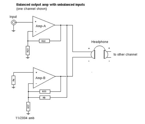 Balanced Output Cmoy With Unbalanced Input Head