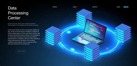 premium vector web hosting or programming concept web programming development laptop with ui