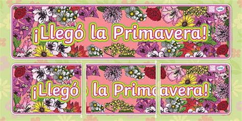 New Cartel ¡llegó La Primavera Teacher Made