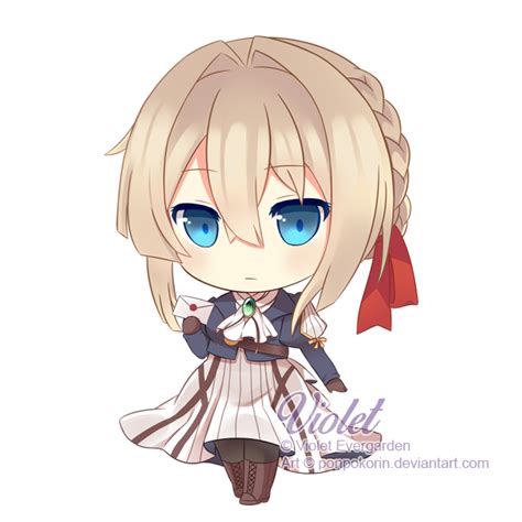 Violet Chibi By Ponpokorin On Deviantart