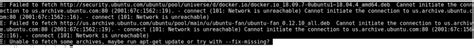 Apt Get Connect 101 Network Is Unreachable Quick Fix