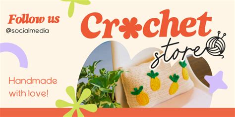Crochet Store Twitter Post Brandcrowd Twitter Post Maker