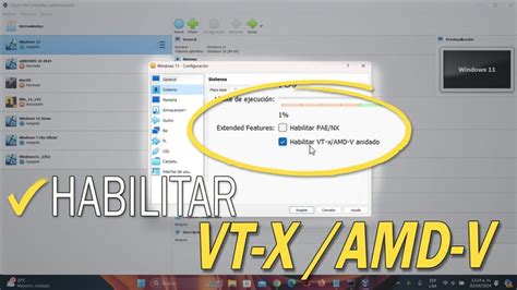 Cómo Habilitar VT x Amd V anidado en VirtualBox TecnoRed org