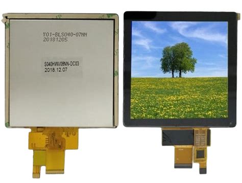 Square TFT Panels For Integration