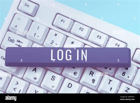 Conceptual Display Log In Concept Meaning Go Through The Procedures To Begin Use Of A Computer