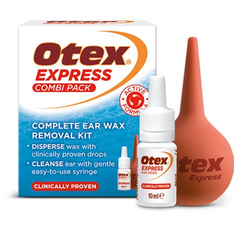 Otex Express Combi Pack Ear Wax Syringe Removal Kit 10ml Lords