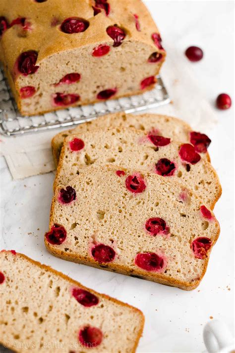 Healthy Cranberry Bread Amys Healthy Baking