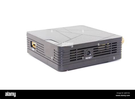 A Picture Of Digital Set Up Box For Tv On White Background With