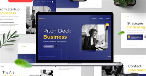 Бизнес на питч палубах презентационные площадки Powerpoint Шаблоны презентаций Включая