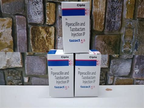 Tazact 4 5 Gm Injection At ₹ 99 Vial Inj Piperacillin Tazobactam In New Delhi Id 20765425073