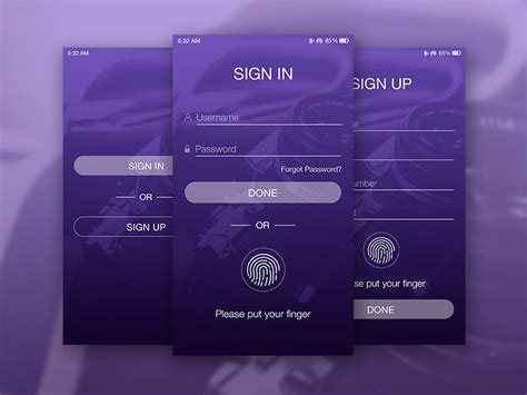 Sign In Form Design On Behance