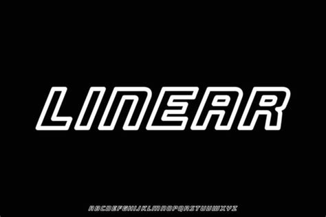 Linear Font Vector Art Icons And Graphics For Free Download