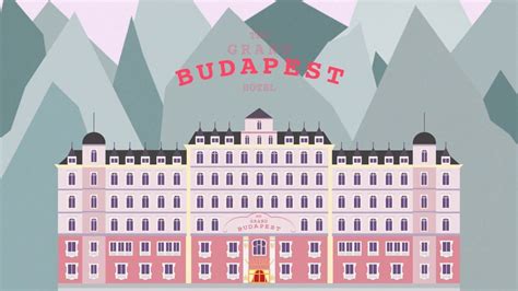포트폴리오영화 그랜드 부다페스트 호텔 타이틀 시퀀스 모션 영화 호텔