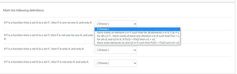 solved math the following definitions if fis a function
