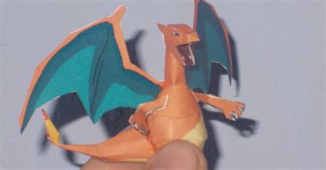 Birthday Special Mini Charizard Paper Crafts Pokemon Red Fire