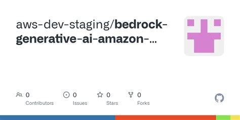 Github Aws Dev Stagingbedrock Generative Ai Amazon Bedrock Langchain