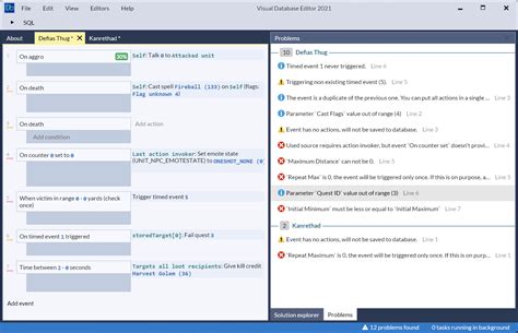 WoW Database Editor Summary