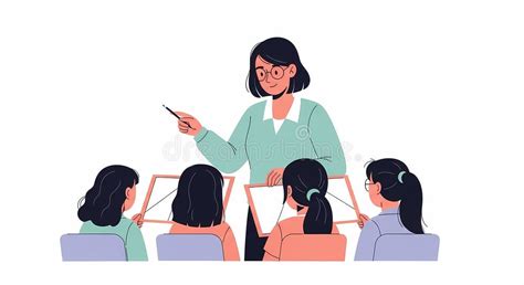 Students Focused Teacher Stock Illustrations 373 Students Focused
