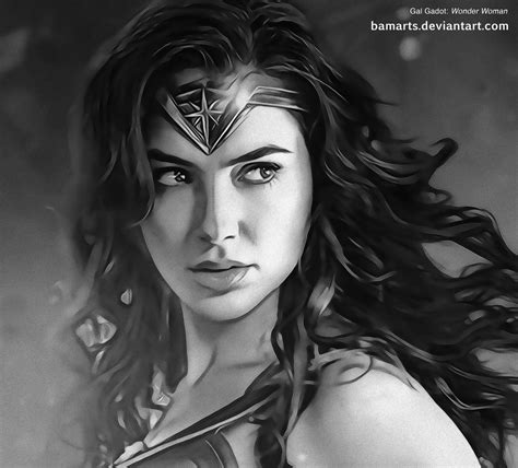 Gal Gadot Wonder Woman By Bamarts On Deviantart