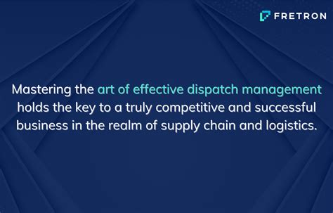 Dispatch Management Automation Guide For Seamless Deliveries