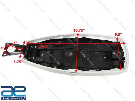 Vespa Single Seat Saddle Unit White Px Lml Pe T5 Star Lml 4 Stroke Scooter