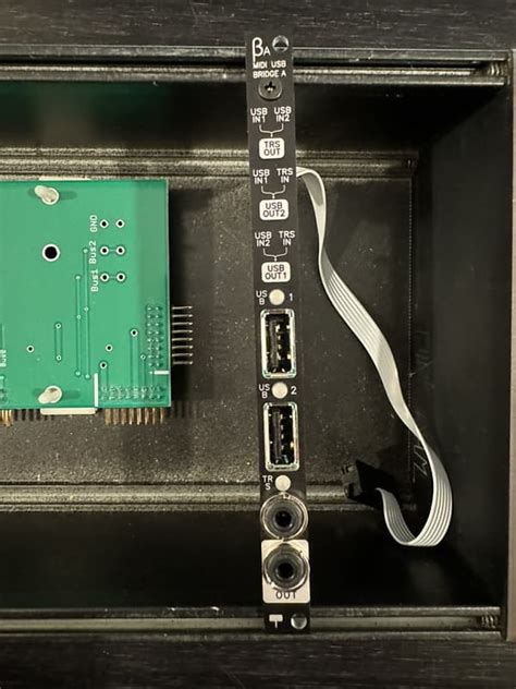 Tubbutec Usb Bridge A Eurorack Usb Midi Module Black Reverb