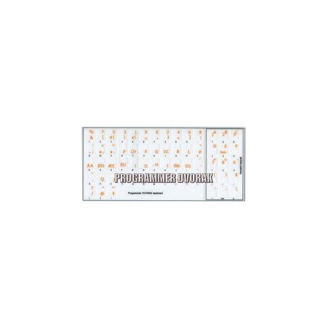 Programmer Dvorak Laminated Keyboard Stickers With Ubuy India