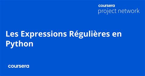 Les Expressions Régulières En Python Coursya