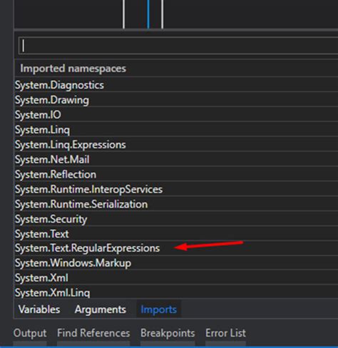 help with compiler error thrown from using currentmatch in regex