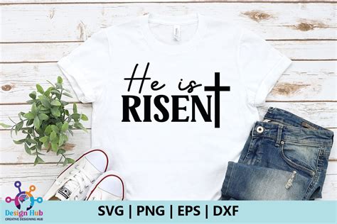 He Is Risen Svg Graphic By Designhub103 · Creative Fabrica