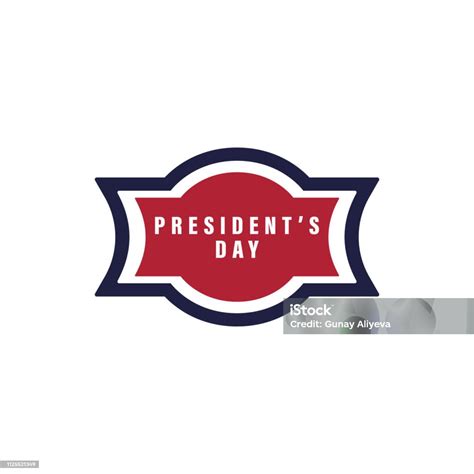 대통령의 날 2 착 색 된 아이콘입니다 단순한 파란색과 빨간색 요소 그림입니다 미국 선거에서에서 대통령의 날 개념 심볼 디자인