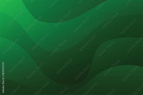Minimal Green Abstract Background Abstract Green Gradient Background With Dynamic Waves Vector