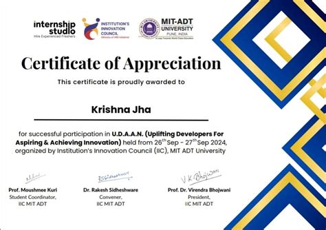 Krishna Kumar Jha On Linkedin I Am Happy To Receive My Hackathon Appreciation Certificate