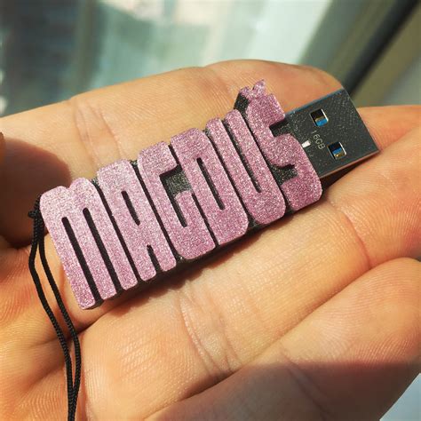 Usb Flash Drive With Custom Text Layerica