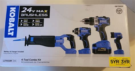 Kobalt 24 Volt Max 4 Tool Combo Kit Aunty Grace
