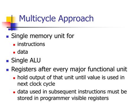 PPT Multicycle Datapath Control PowerPoint Presentation Free Download ID