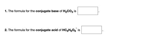 [solved] 1 The Formula For The Conjugate Base Of Ma