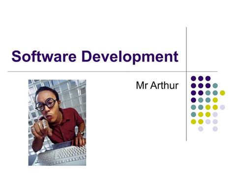 Software Development Slides Ppt Programming Languages Computing