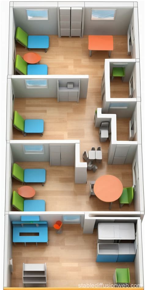 Create A Non 3d Floor Plan That Illustrates An Efficient Use Of Space