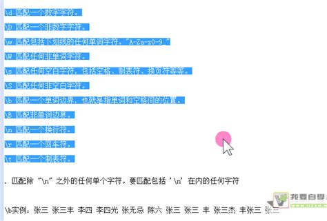 Vba中正则表达式 Trymybest 博客园