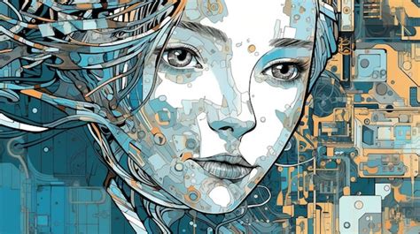 Premium Ai Image Natural Language Processing Concept Fantasy Concept