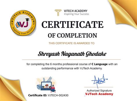 Vjtechacademy Cprogramming Milestoneachieved Shreyash Ghodake