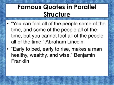 Parallel Structure Quotes Building Block Inspired Wall Art