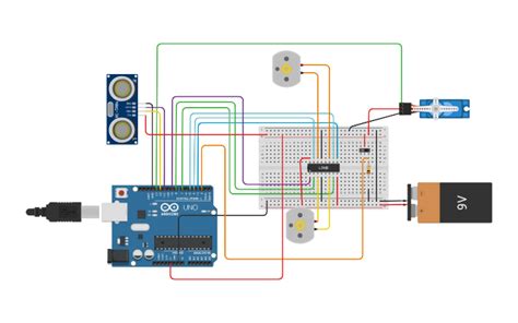 Circuit Design Agv Tinkercad