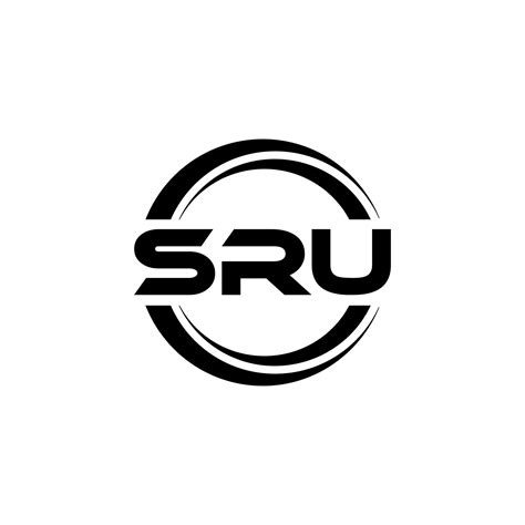 Sru Letter Logo Design In Illustration Vector Logo Calligraphy Designs For Logo Poster
